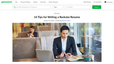 Module 1: Using a Resume | WorkBC Virtual Resources Centre