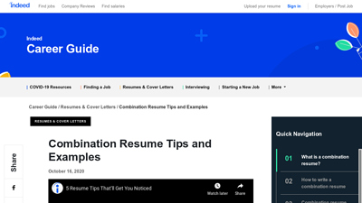 Module 2: Resume Formats | WorkBC Virtual Resources Centre