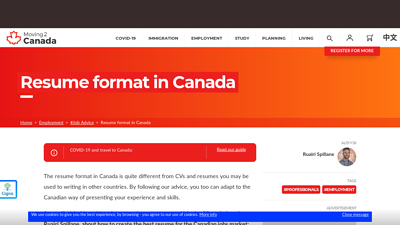 Module 3: Parts of a Resume | WorkBC Virtual Resources Centre