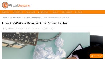 Module 2: Types of Cover Letters | WorkBC Virtual Resources Centre